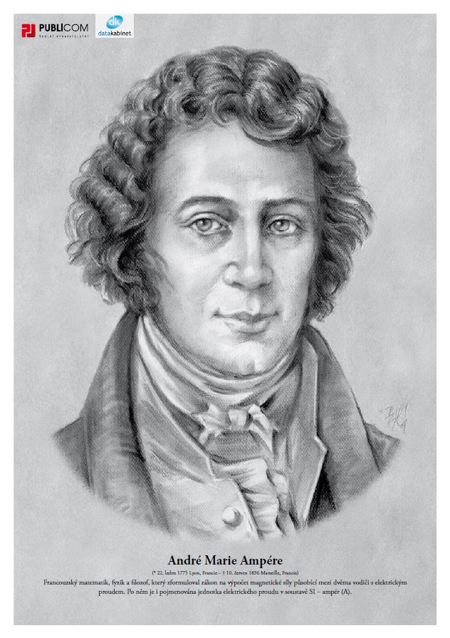 V – André Marie Ampére | Výuka chemie, fyziky a matematiky